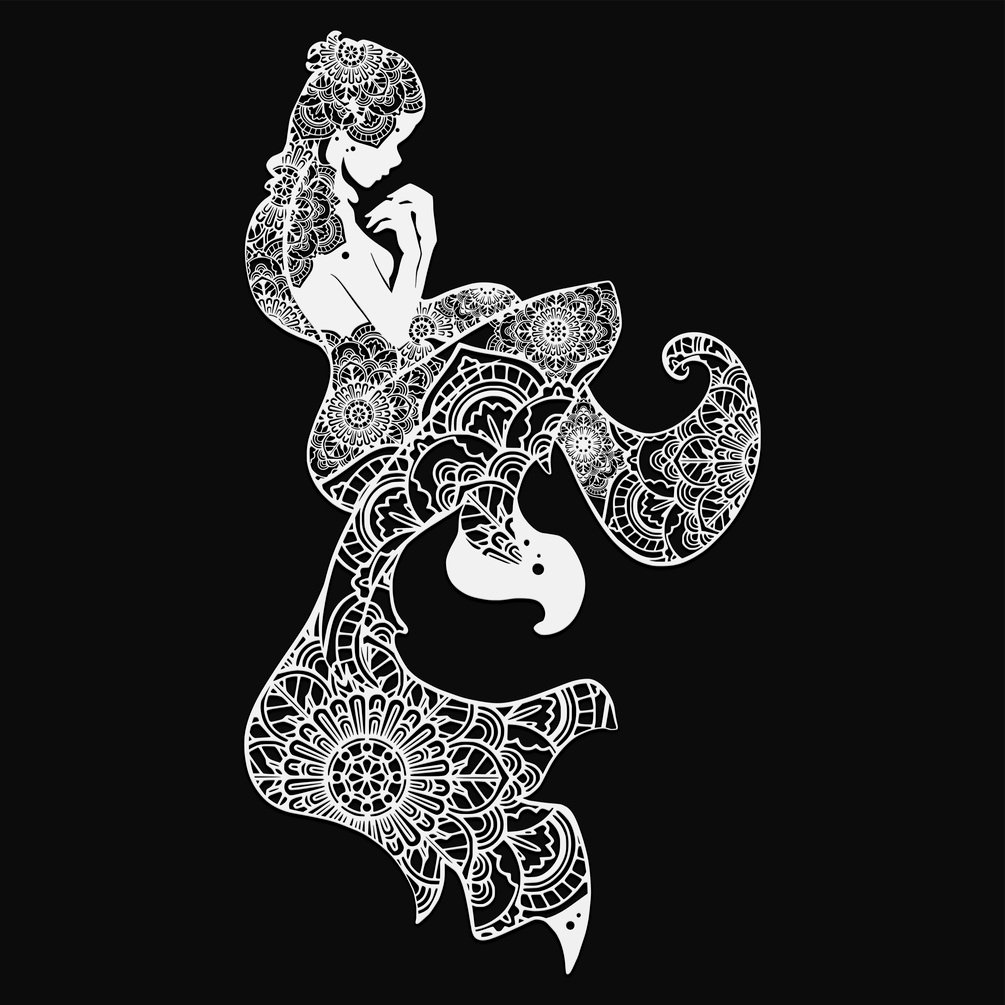 mermaid | designs for laser and vinyl