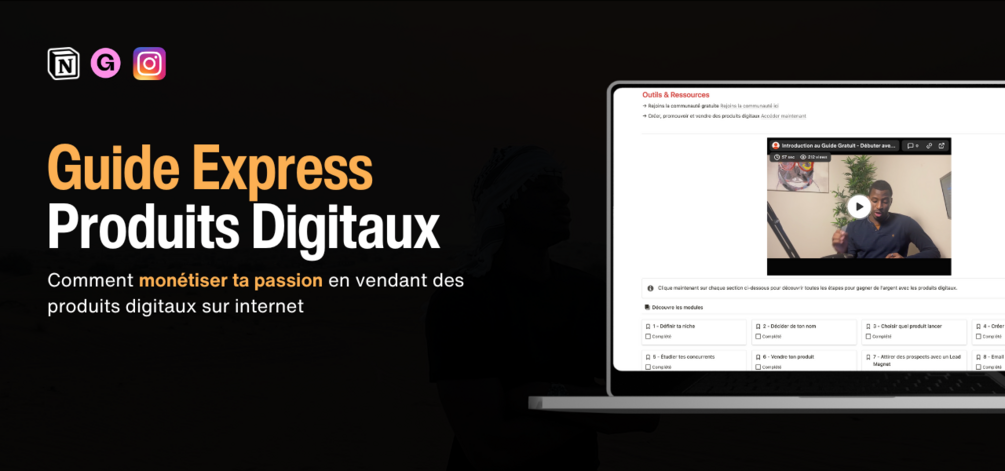 Guide Express - Débuter avec les produits digitaux