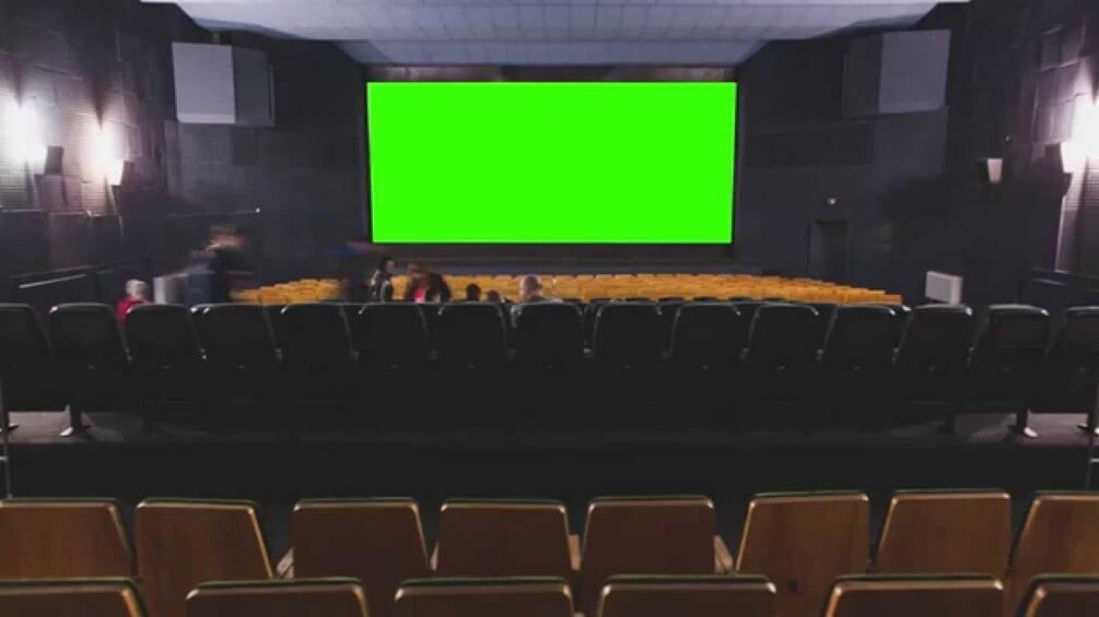 Cinema (top) - Green Screen Royalty Free Footage