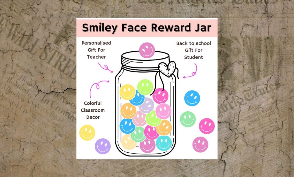 Smiley Face Reward Jar
