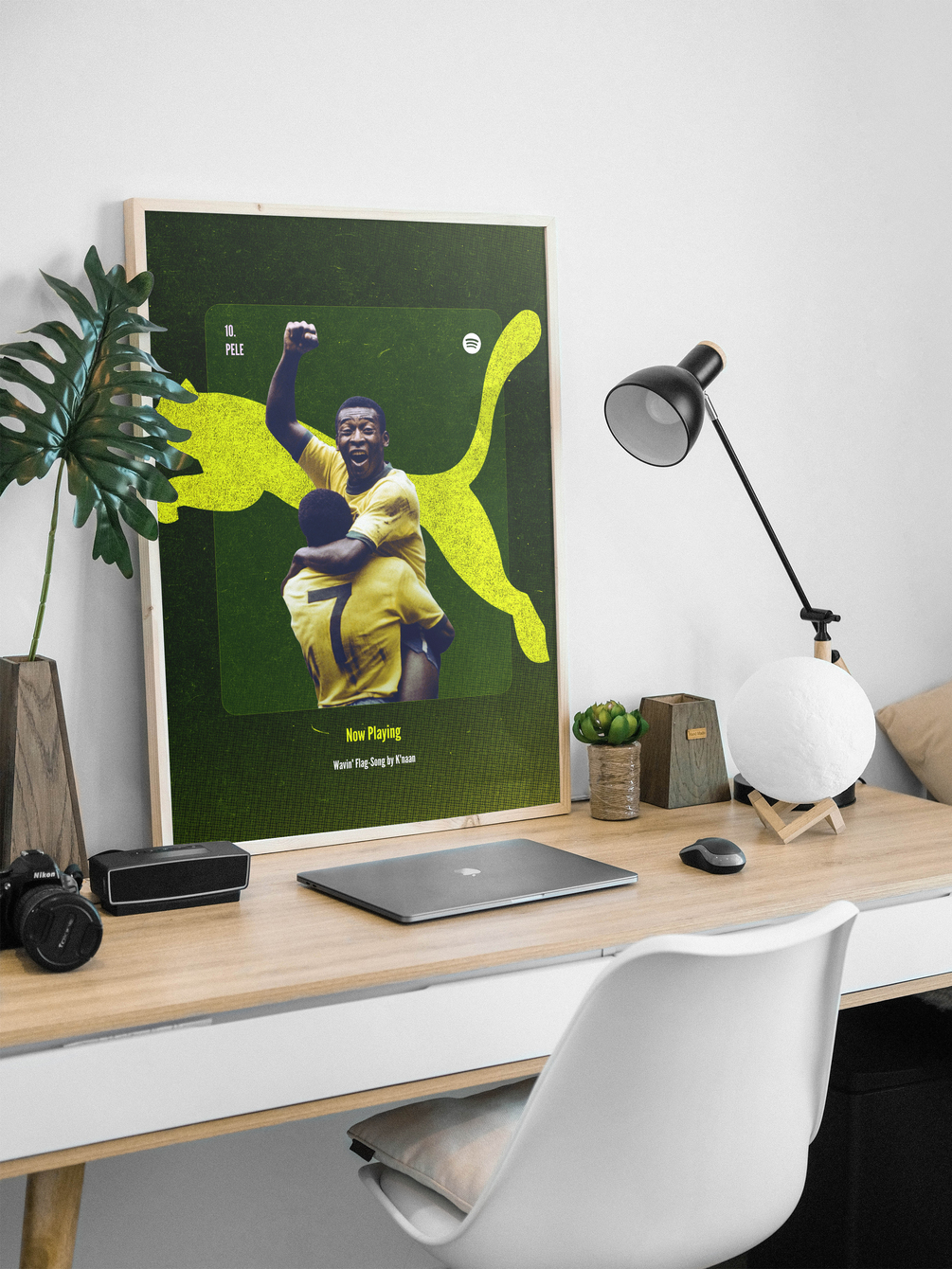 PELÉ POSTER | PREMIUM DIGITAL PRINT WALL ART