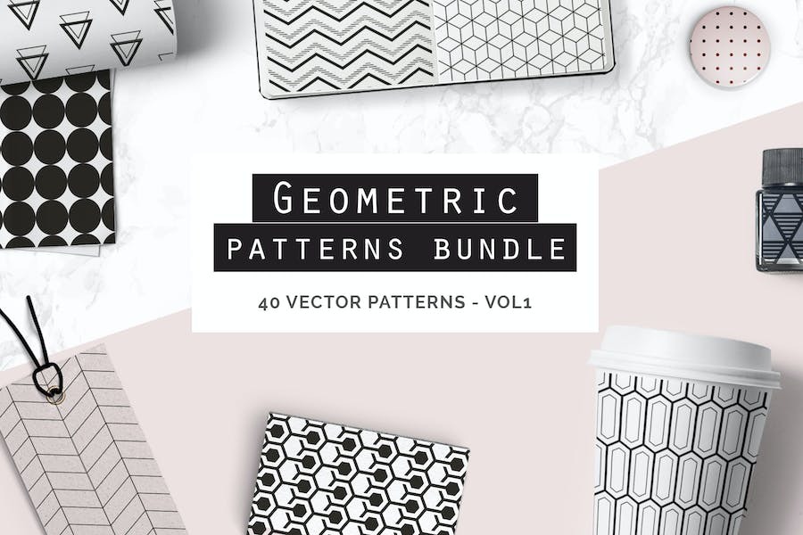 Geometric Seamless Patterns Bundle 2023