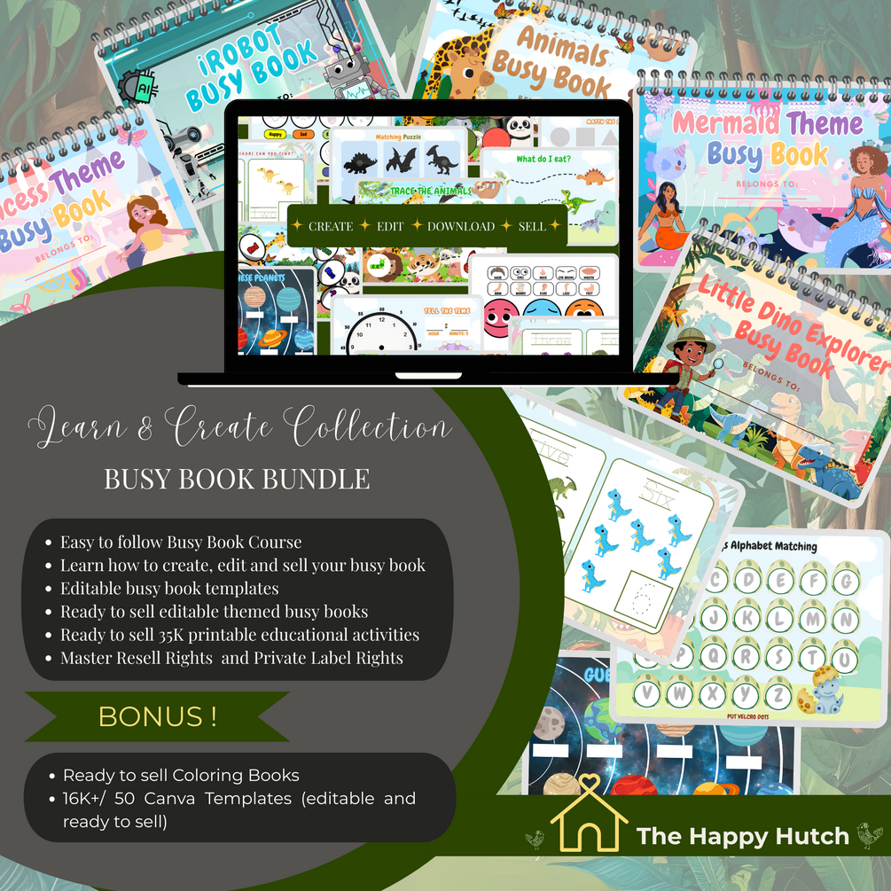 Learn & Create Collection: Busy Book Course Bundle