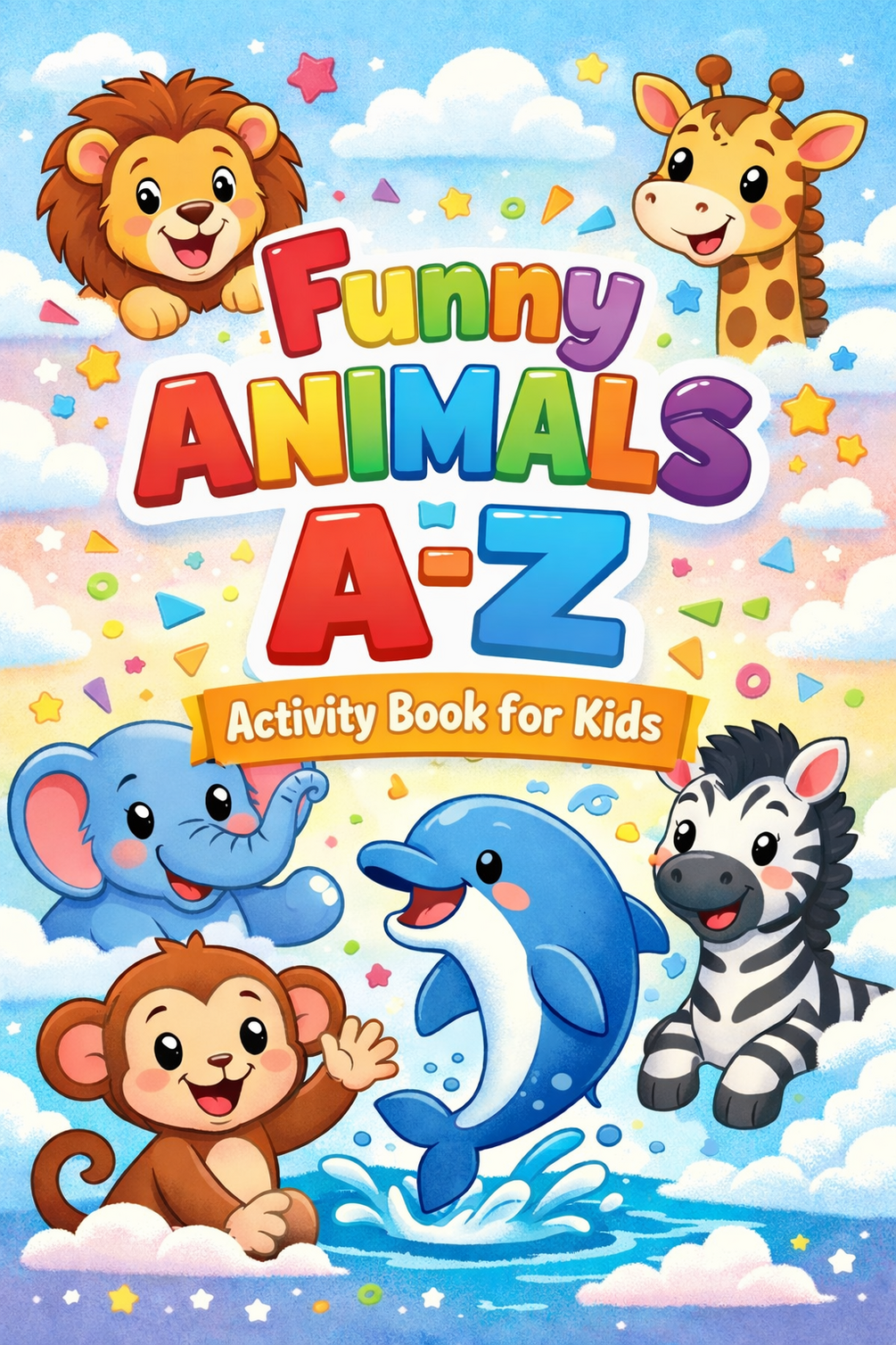 Funny Animals A–Z Alphabet Activity Book for Kids