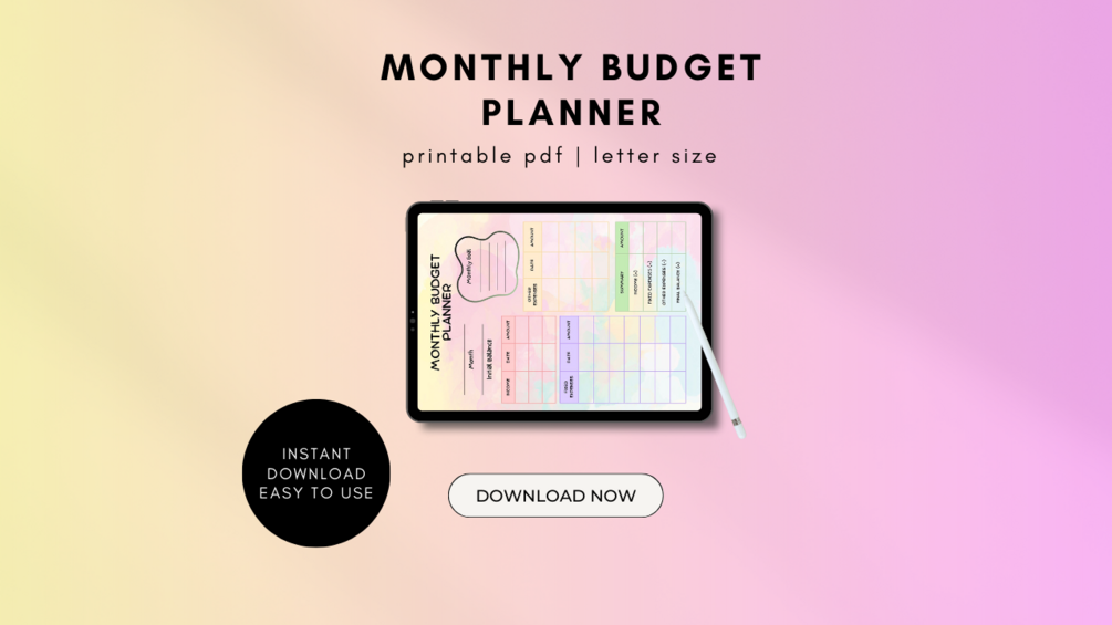 "Efficient Monthly Budgeting: Your Ultimate Budget Template and Planner"
