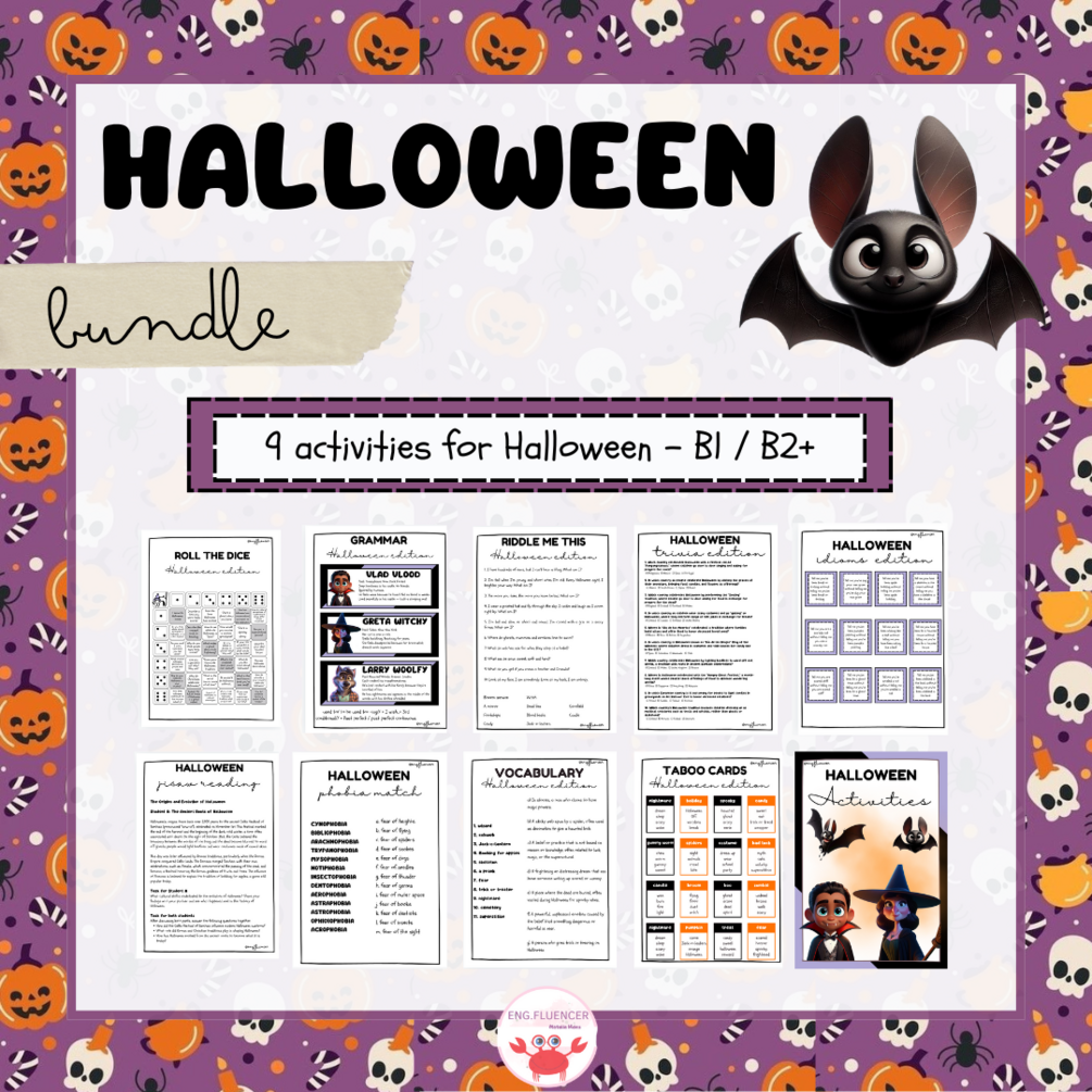 Halloween. Bundle. Nivel B1-B2+