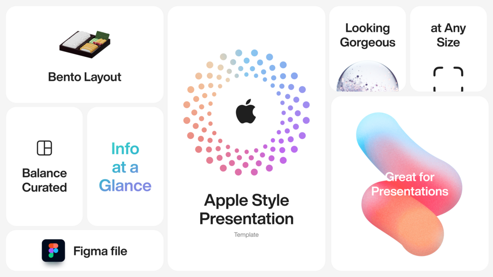 Apple Style Presentation Template