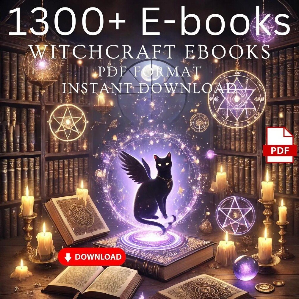1300+ Witchcraft books Library ebook Wiccan spells occult, Pagan, rituals PDF, witch spells ...