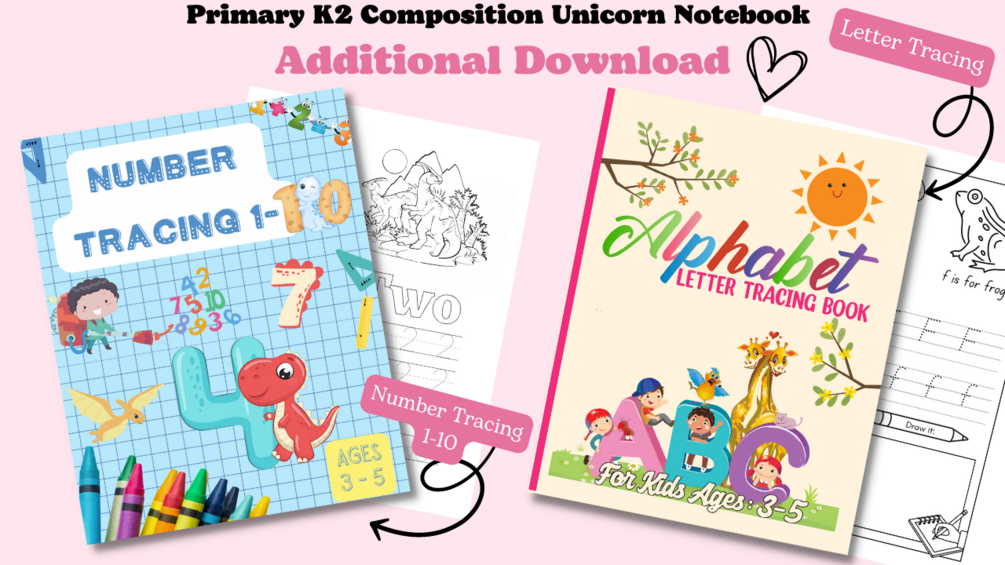 K2 Dinosaur Primary Composition Notebook Bonus