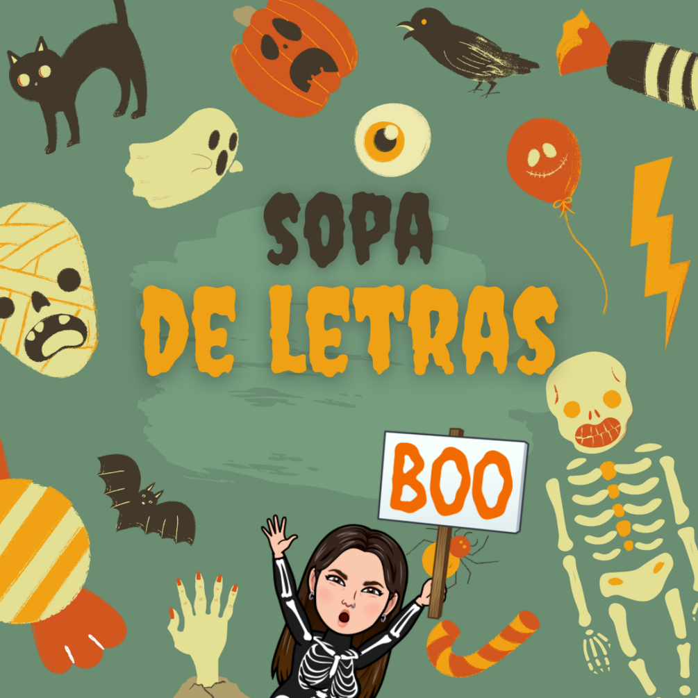 sopa de letras de halloween