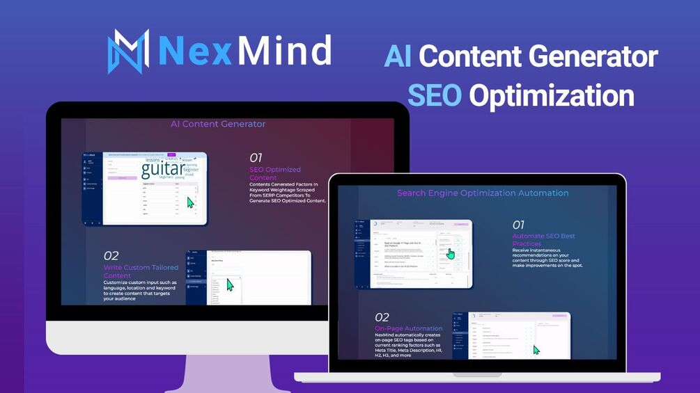 NexMind Al Content Generator & SEO Automation