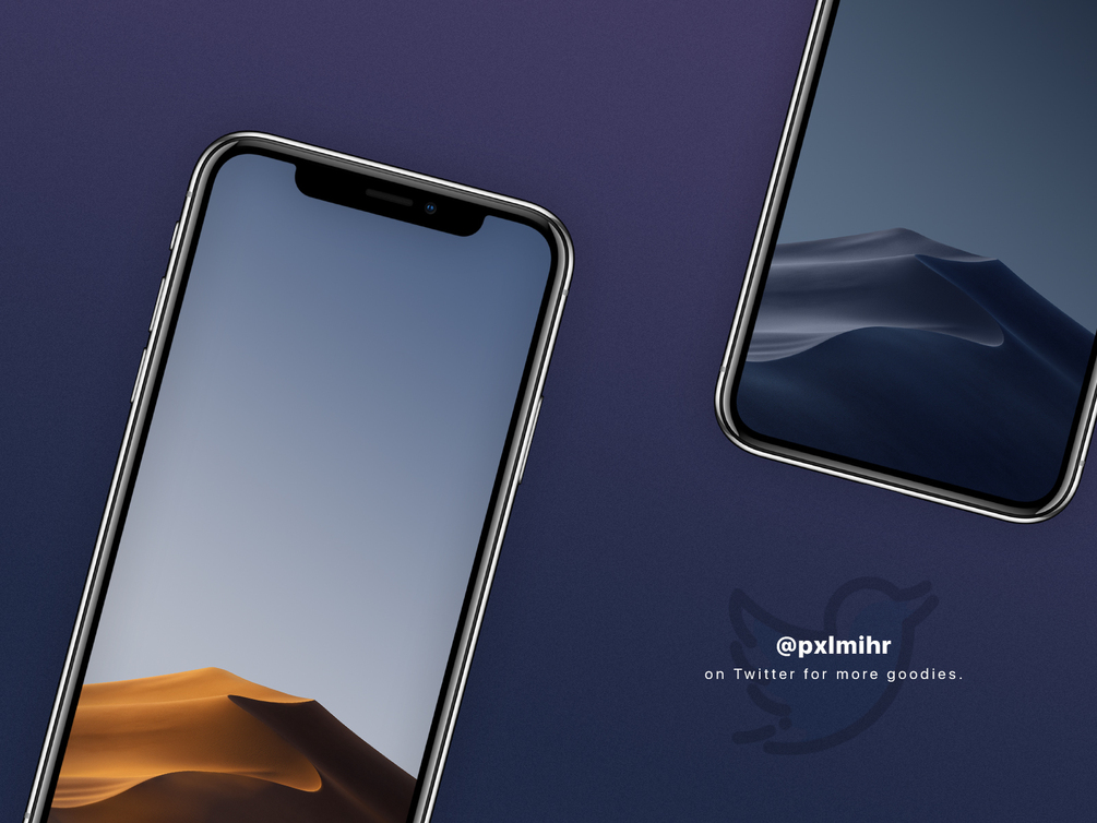 Mojave Wallpaper for iOS (2-Pack)