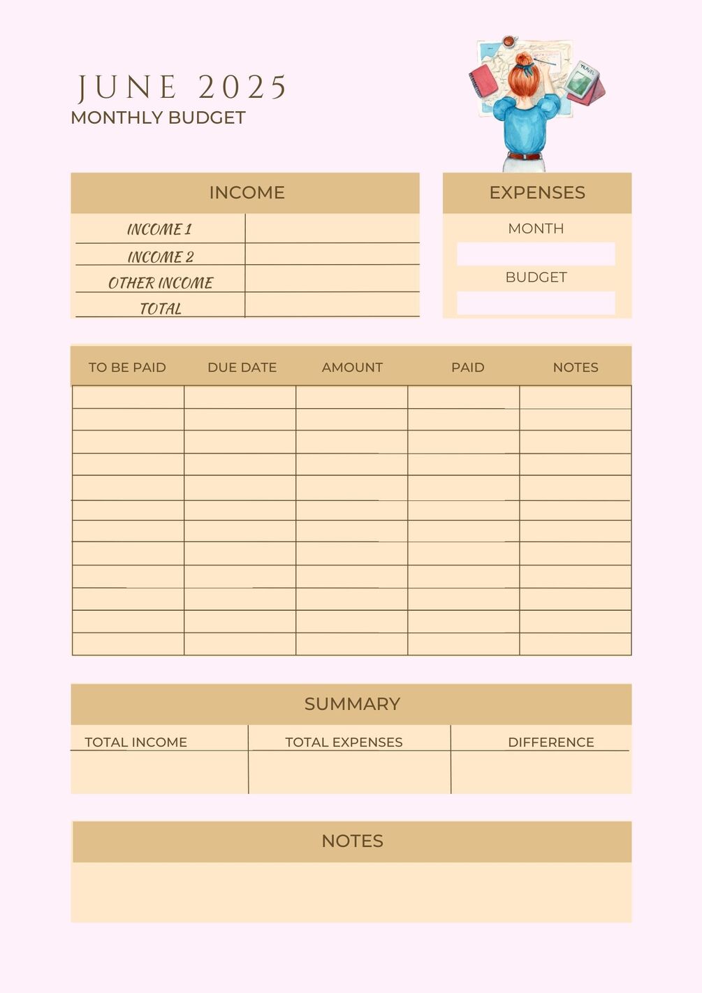 Printable 2025 Planner (PDF) – Stay Organized All Year Long