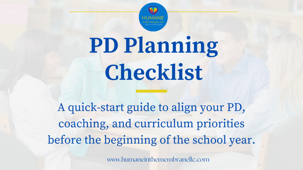 Freebie: PD Planning Checklist: 5 Things to Align Before Your Next Big Move