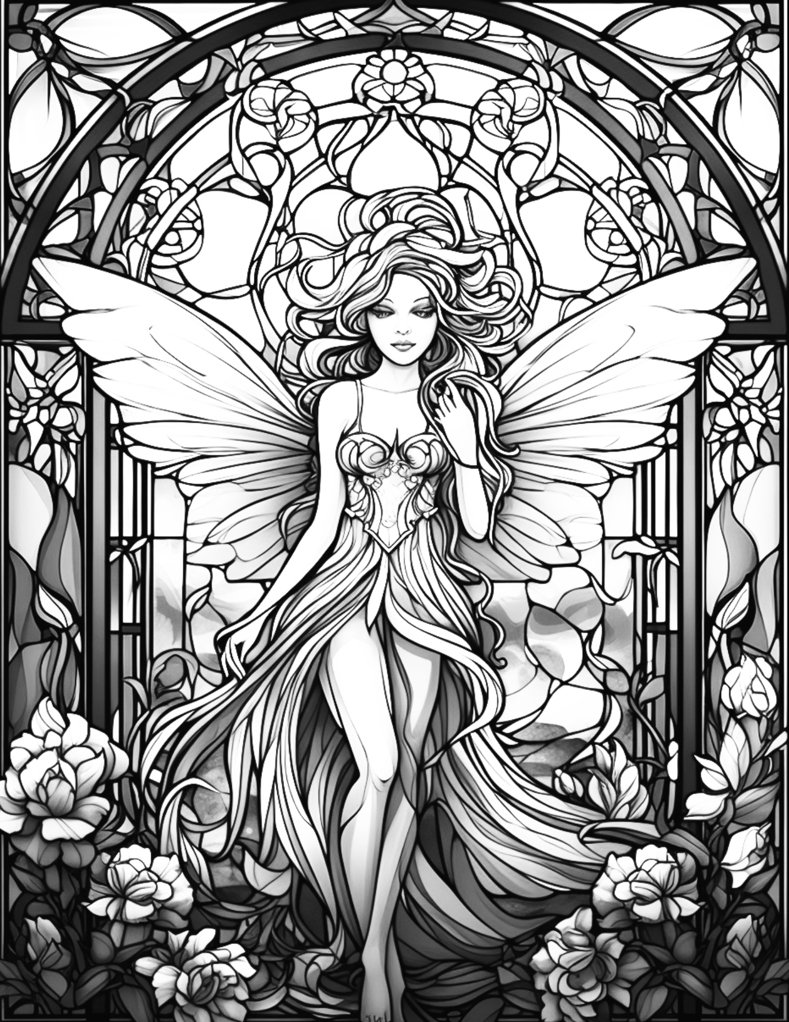 Stained Glass Fairies Vol 3