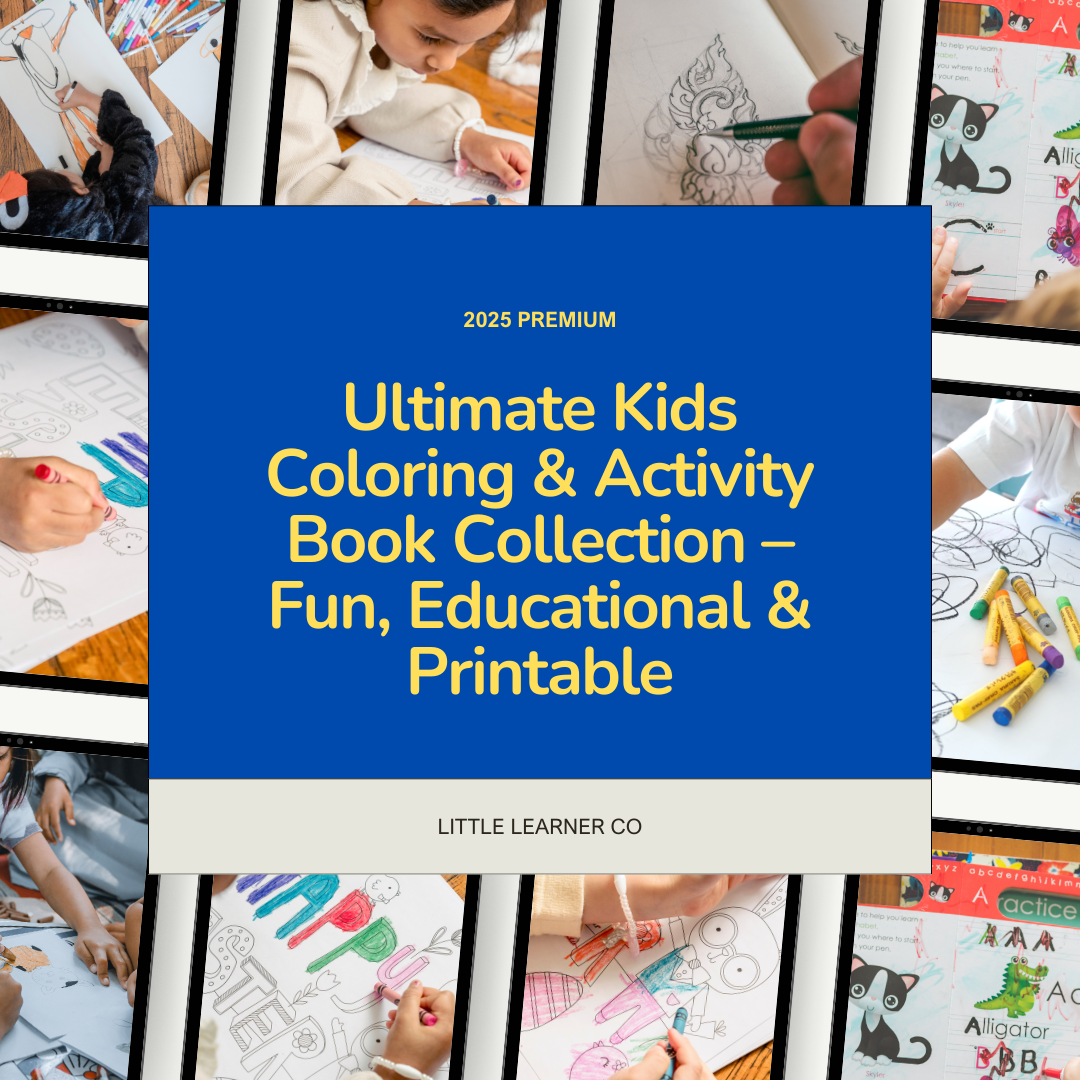 Ultimate Kids Coloring & Activity Book Collection – Fun, Educational ...