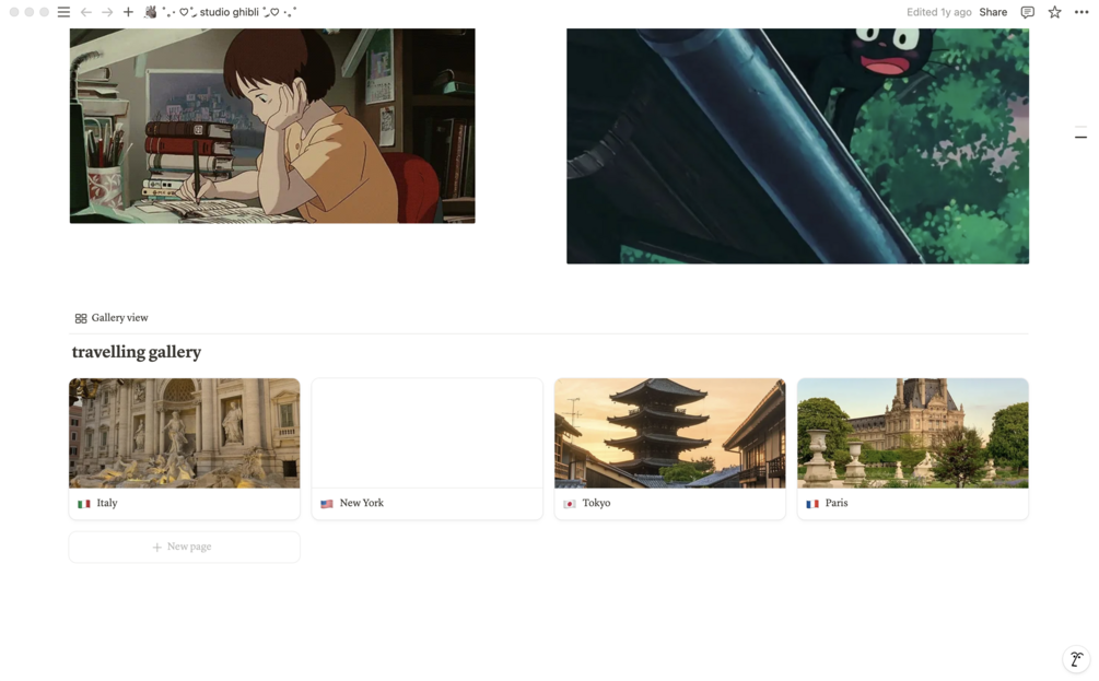 Studio Ghibli Notion Ultimate Template