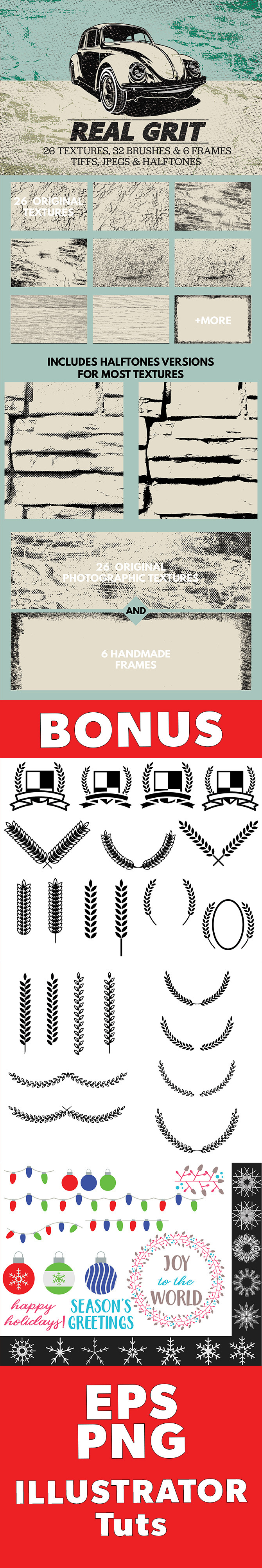 REAL GRIT TEXTURES & FRAMES