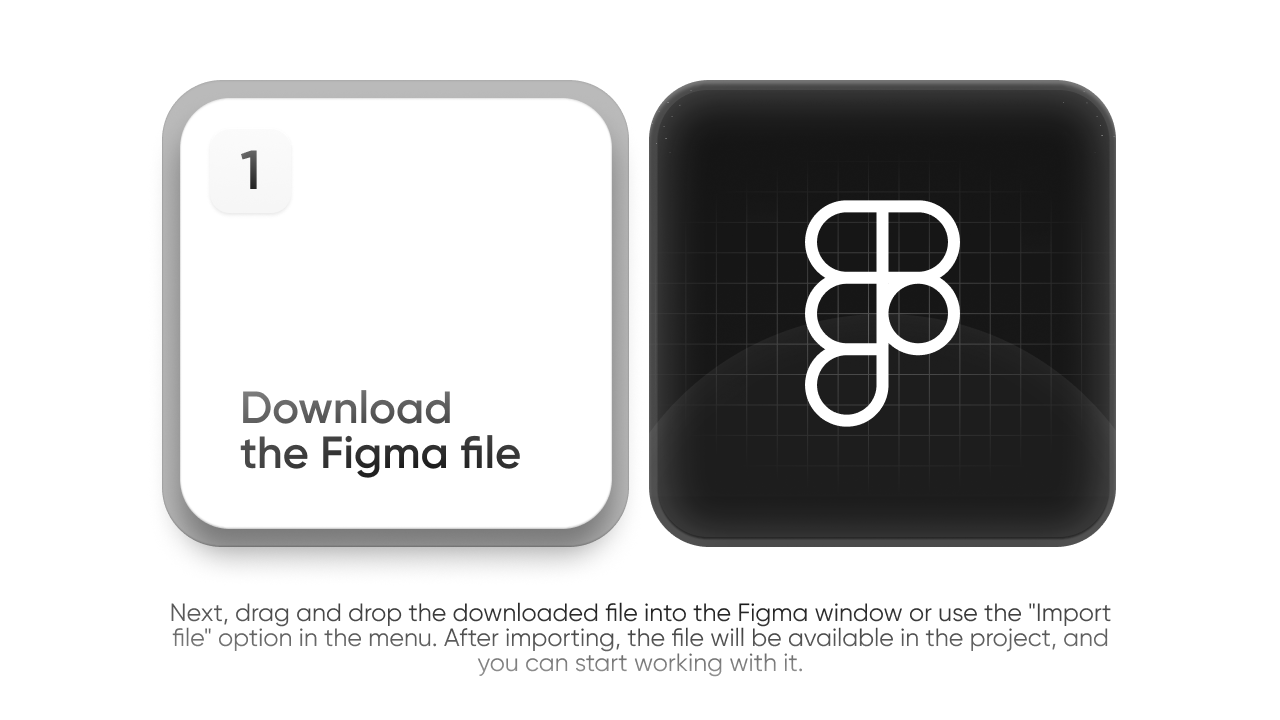 Layout template for social networks - instagram post (Figma file)