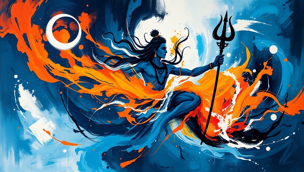"Divine Abstract Expressions of Lord Shiva 🕉️ | Mystical Art That ...