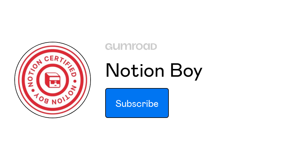 Notion Boy