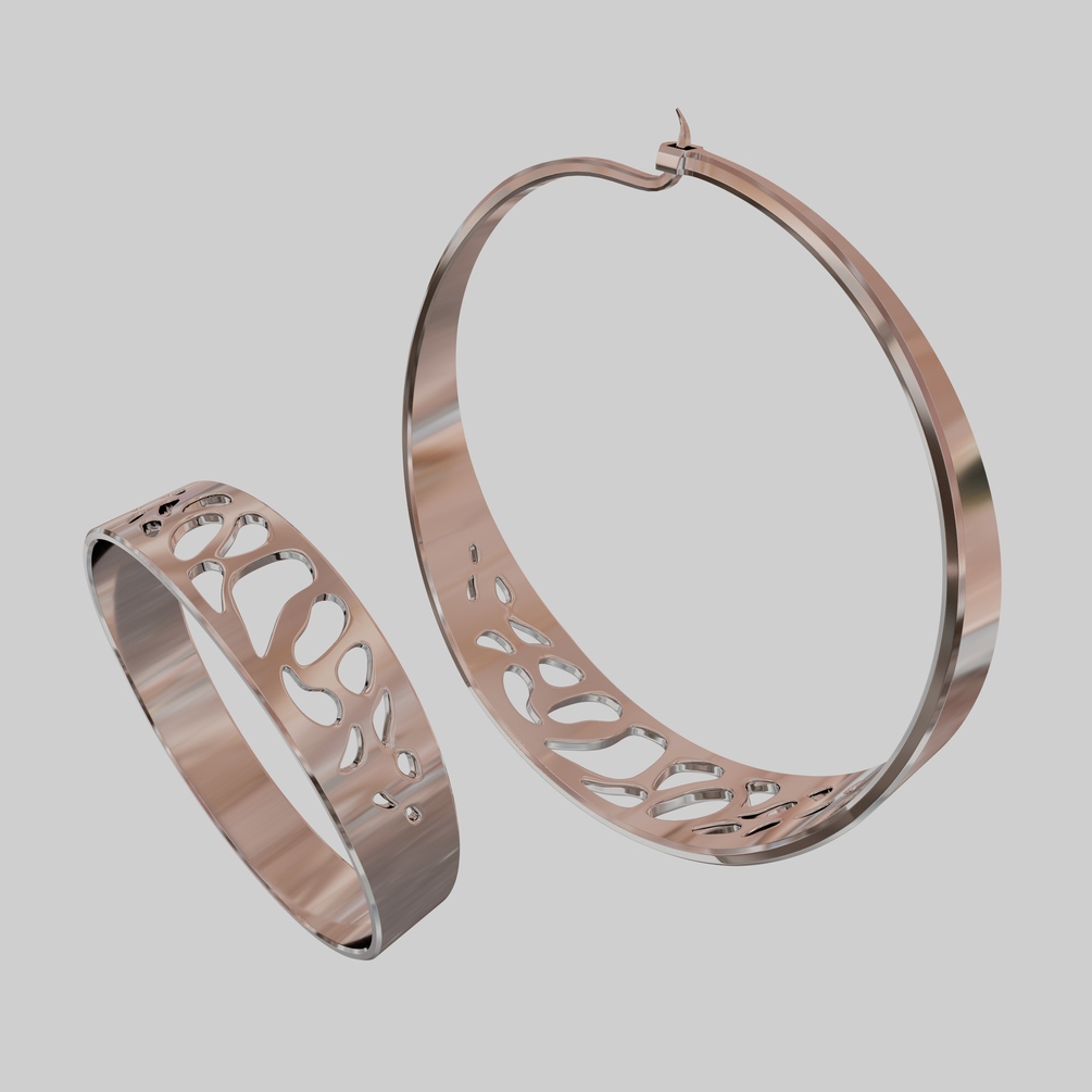 Smart & Slick 3D Ring Model with Modern Organic Patterns – Perfect for ...