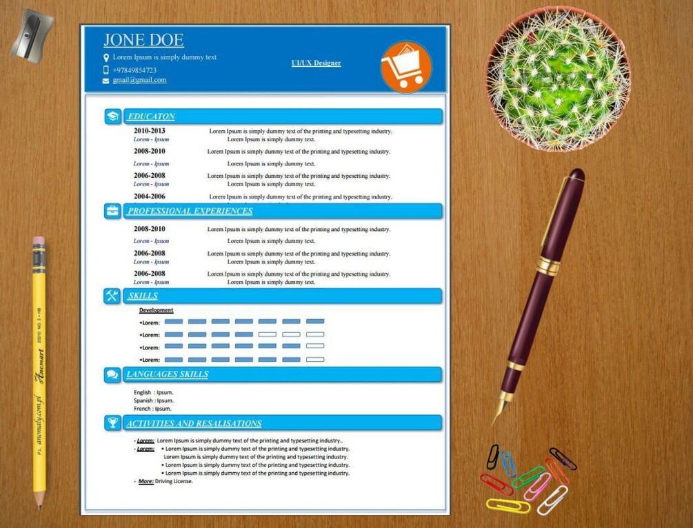 Consistent-resume-template