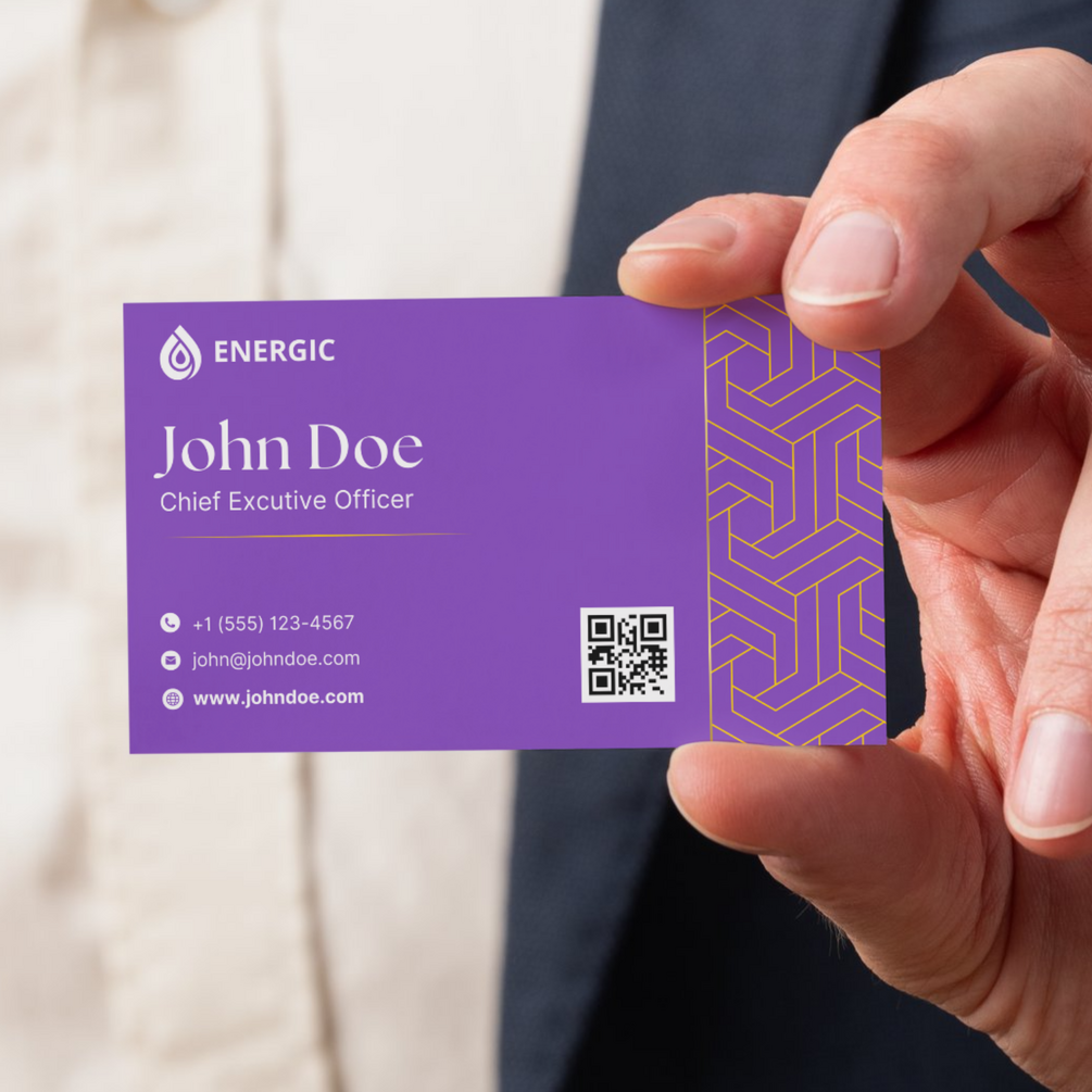 Professional Name Card for Entrepreneurs – Digital Template