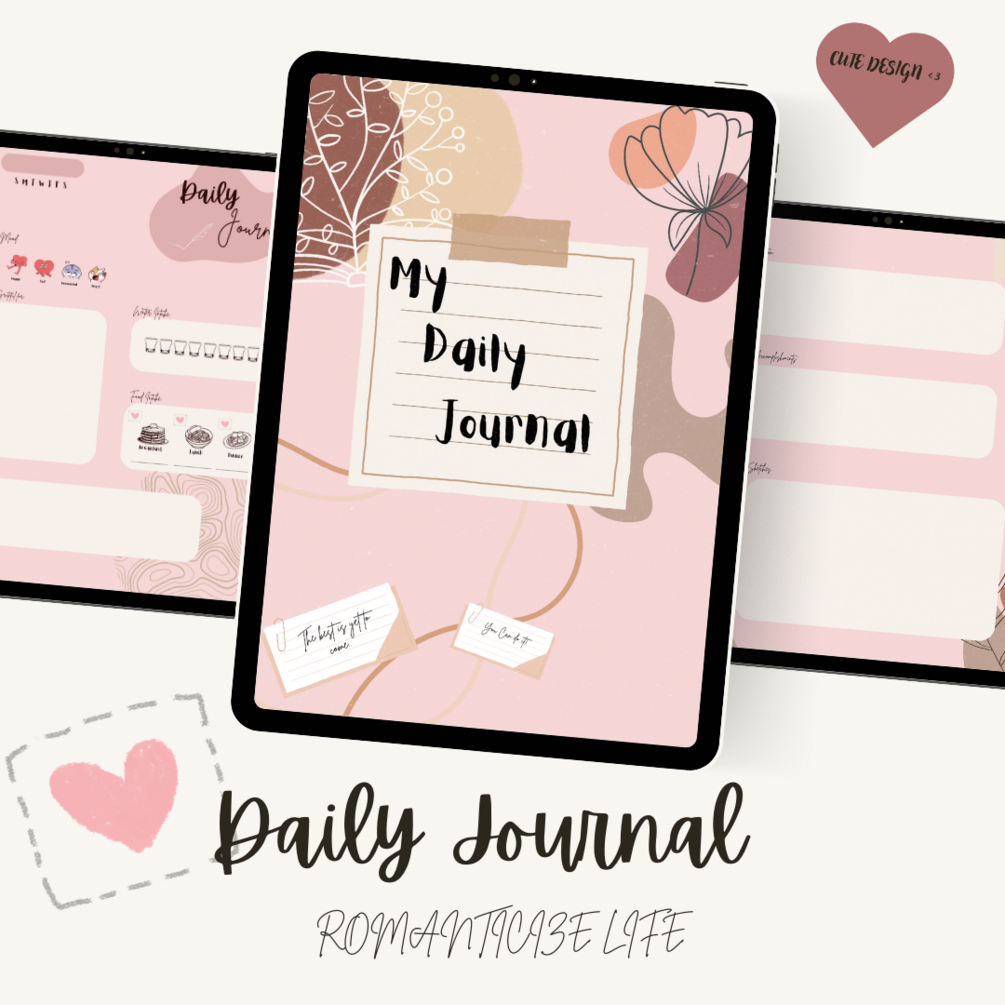 Daily Journal in Pink