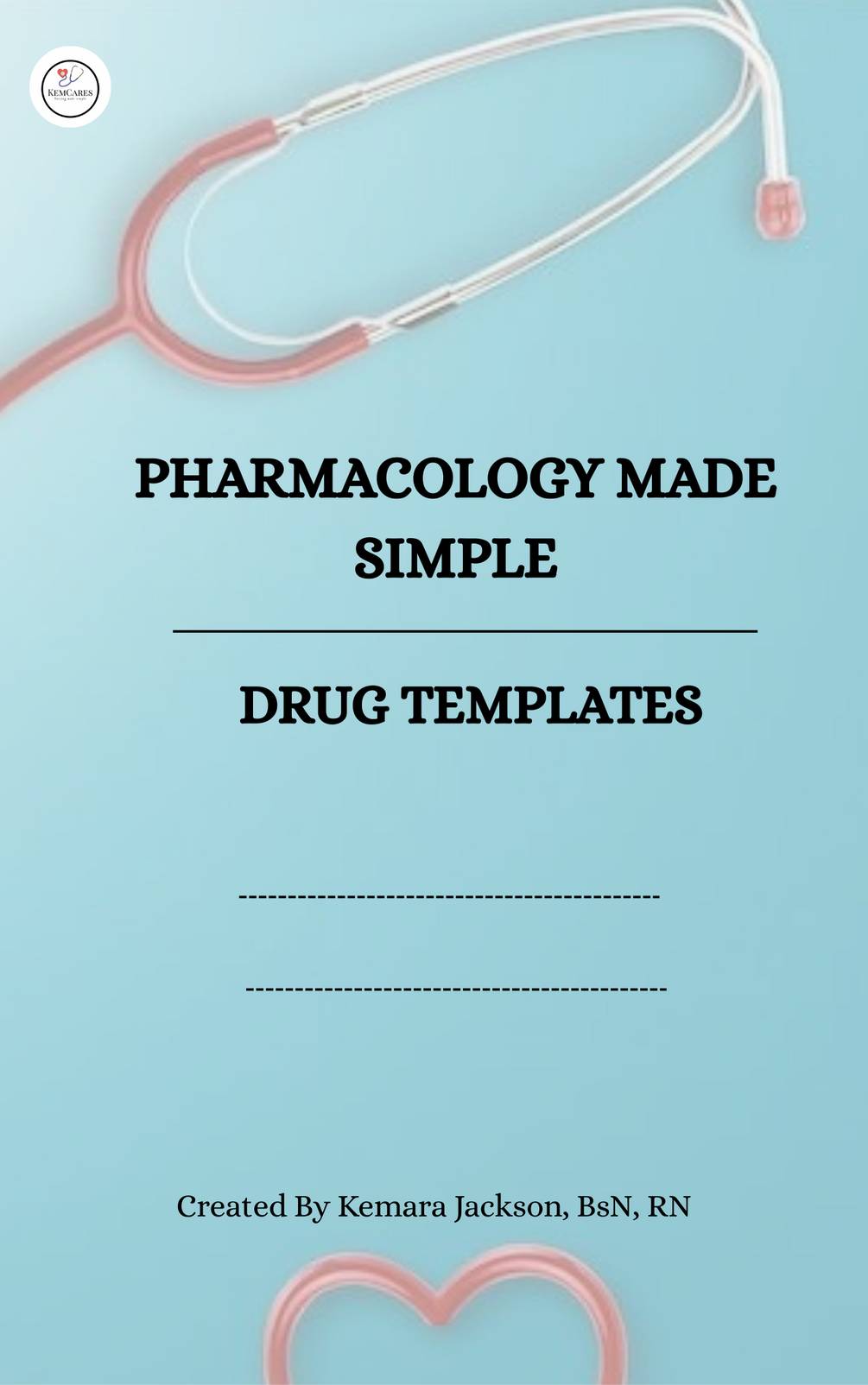 PHARMACOLOGY DRUG TEMPLATES
