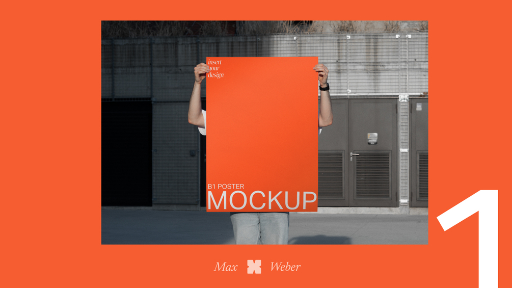 B1 Poster MOCKUPS
