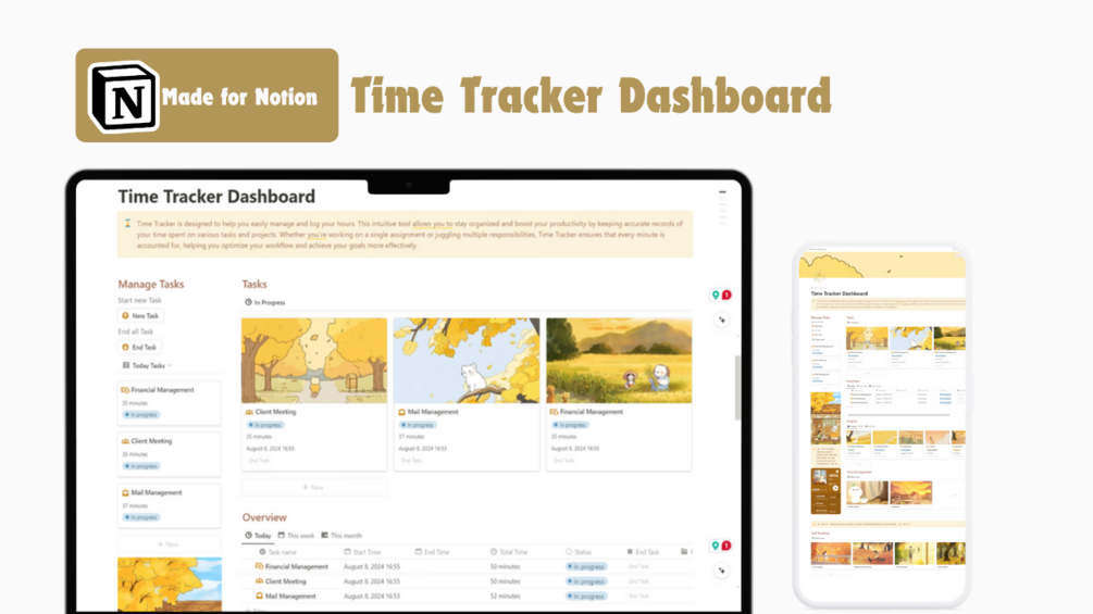 Time Tracker Notion Template