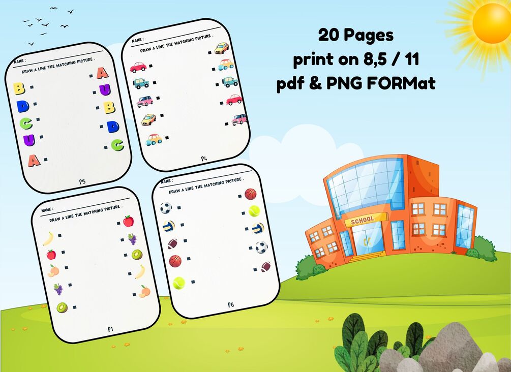 Printable Matching Worksheets