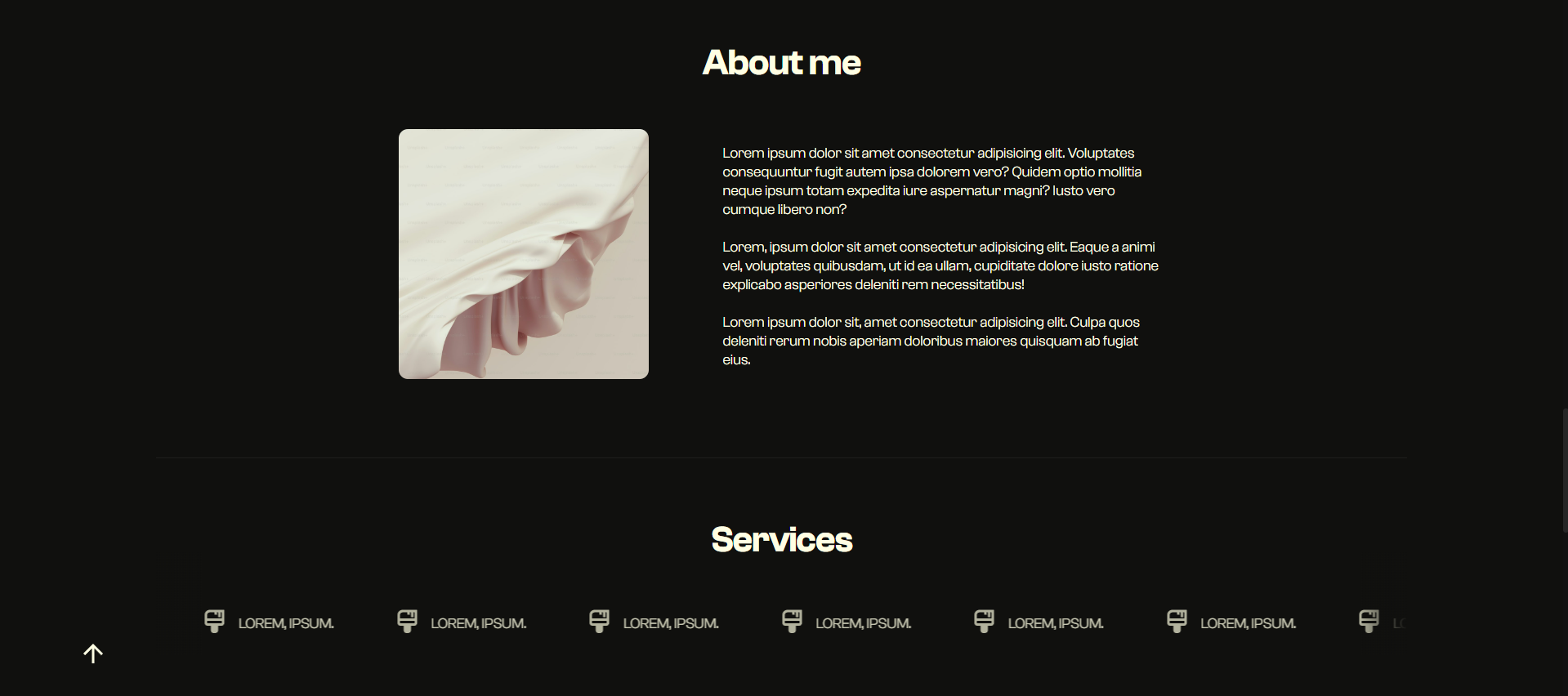 Modern Portfolio website template
