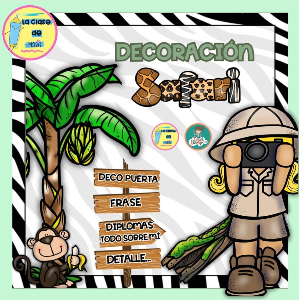 Decoración Safari