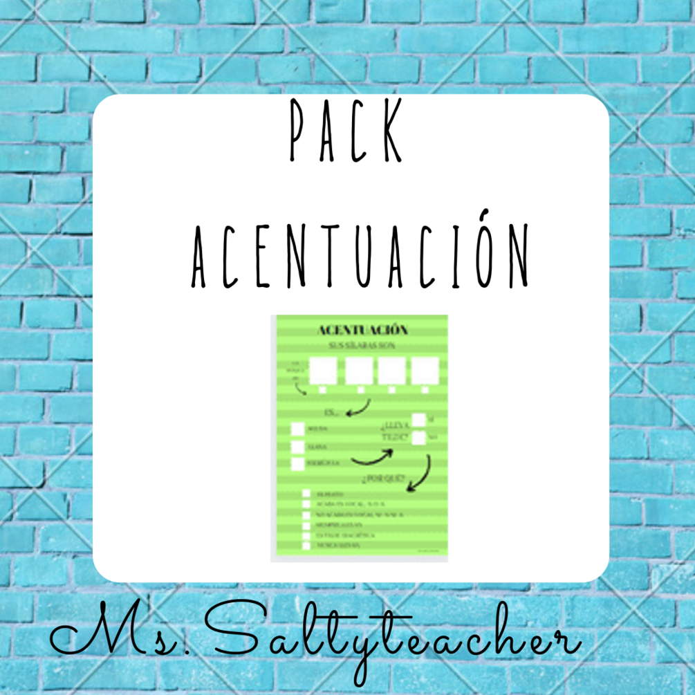 Mini pack acentuación