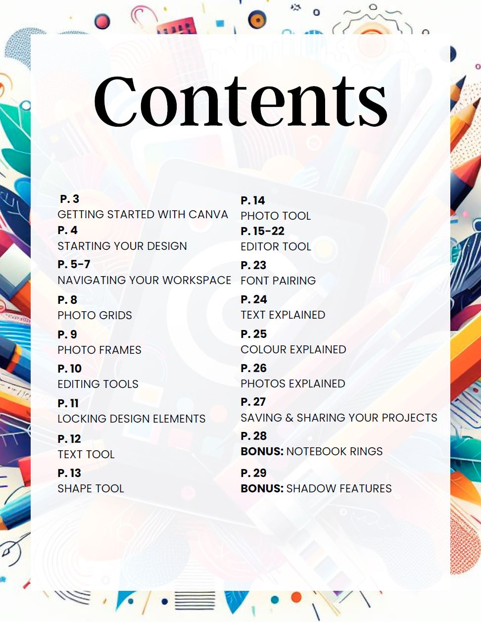 CANVA MASTERCLASS in English