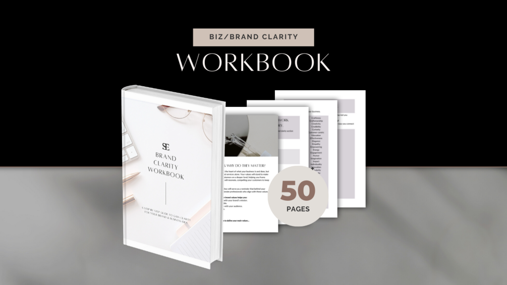 Brand Strategy Workbook | get clear about your idea, and the vision of ...