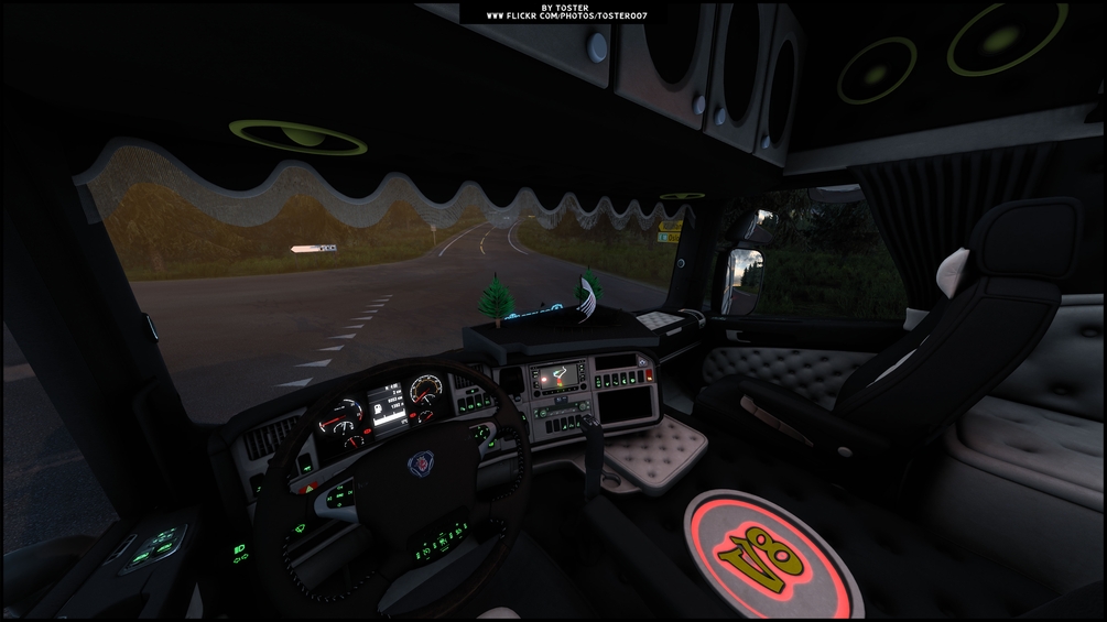 Interior Scania by RJL V8 POWER V8 ETS 2 #28