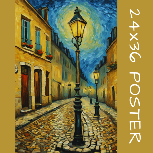 IMPRESSIONIST BUNDLE: FOUR 24x36 POSTERS