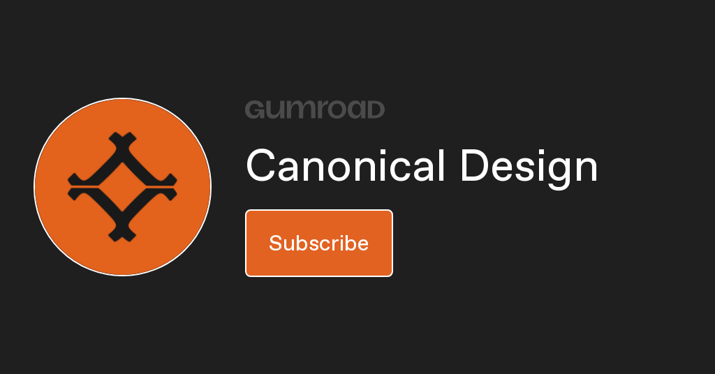 Canonical Design