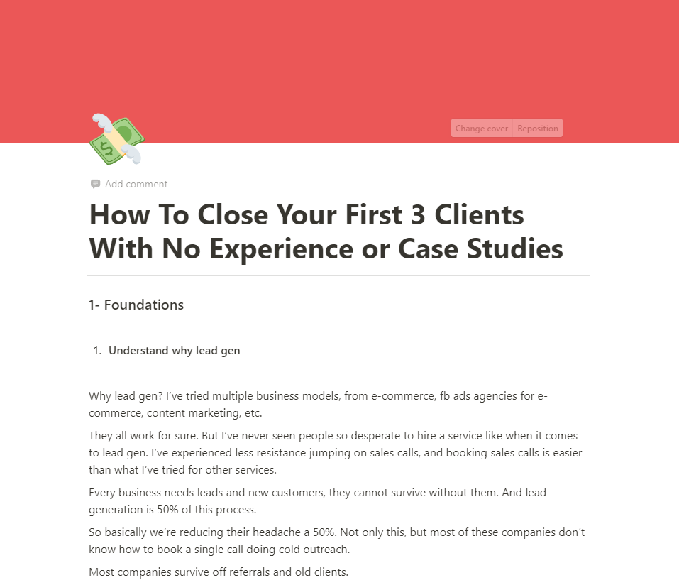 How To Get Your First 3 Clients With NO Experience OR Case Studies
