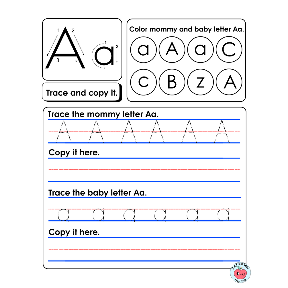 PRESCHOOL WORKBOOK - ALPHABET