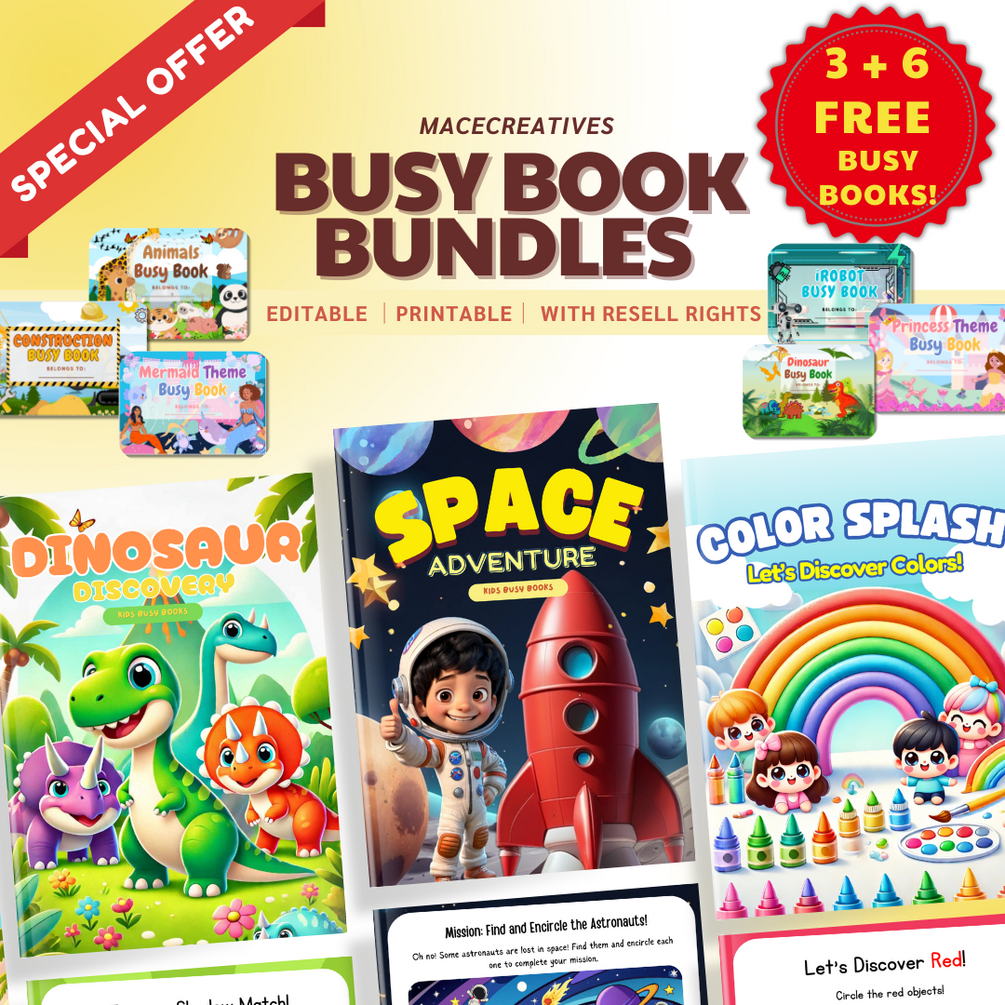 📚 Super Fun 9-Pack Activity Book Bundle for Kids - Learning, Puzzles ...