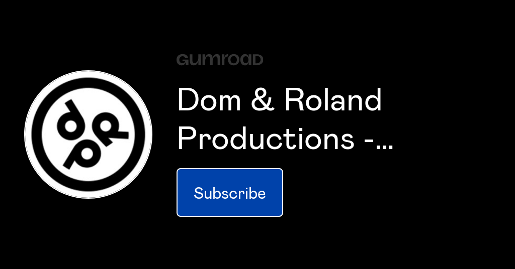 Dom & Roland Productions - Samplepack store