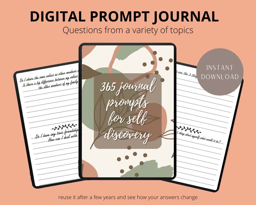 365 journal prompts for self discovery