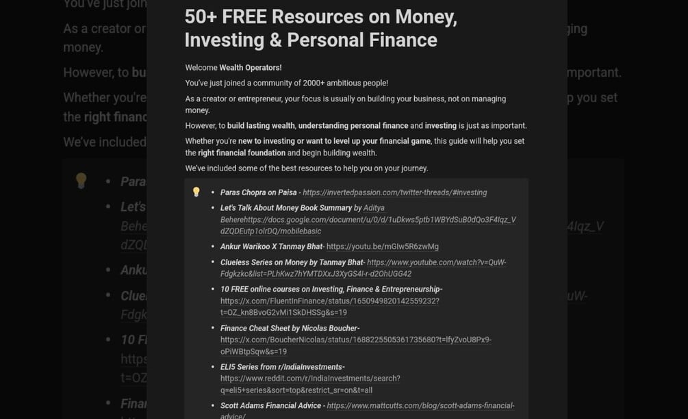 📚 50+ FREE Resources to Master Money, Investing & Personal Finance