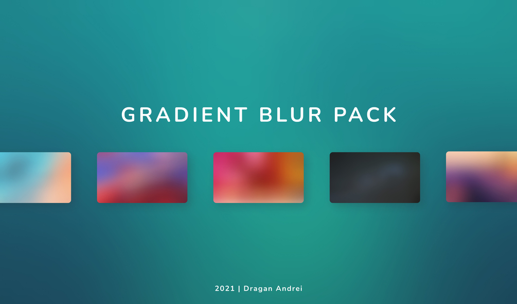 Gradient Blur Wallpapers Pack (5K resolution)