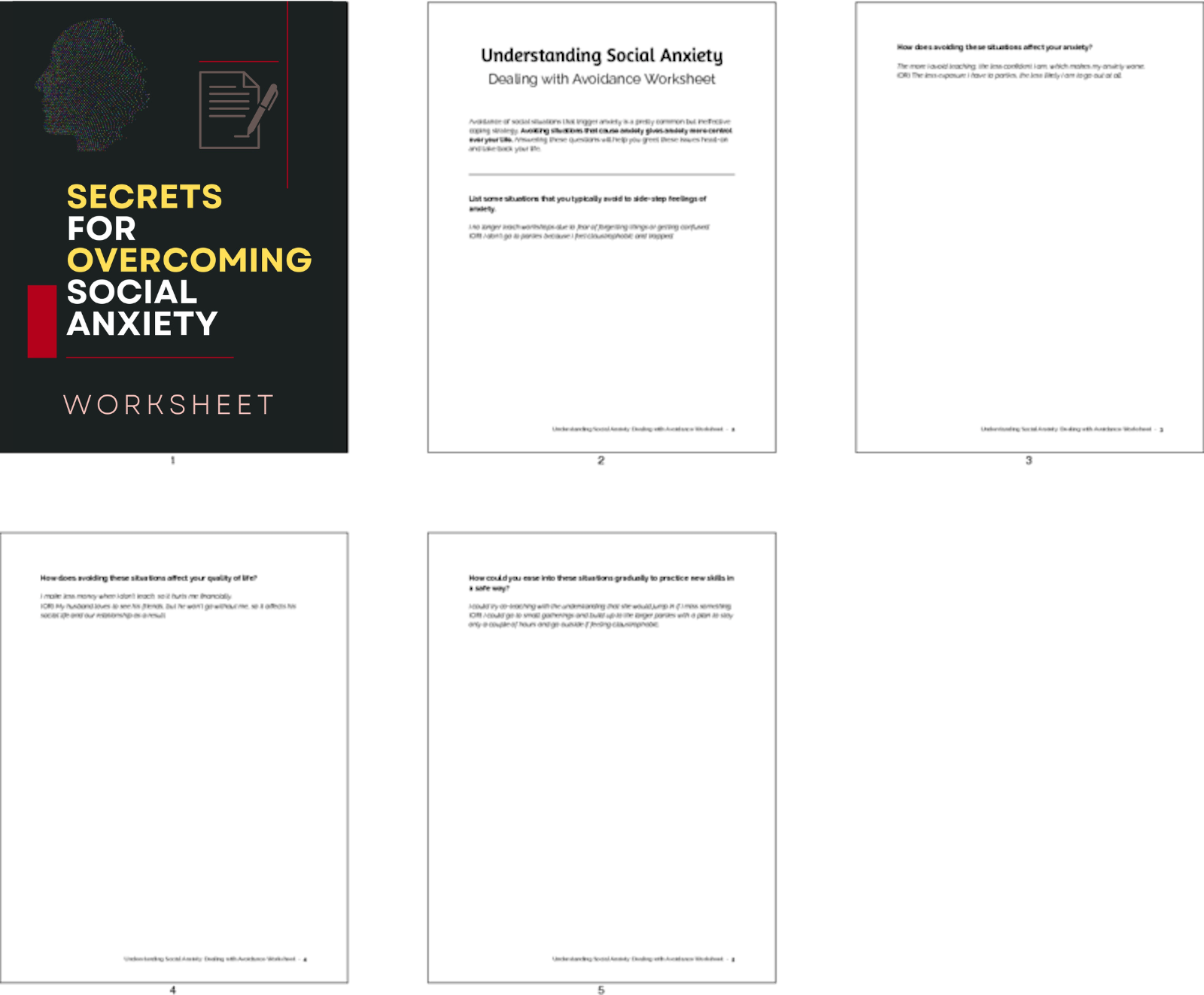 Understanding Social Anxiety Bundle