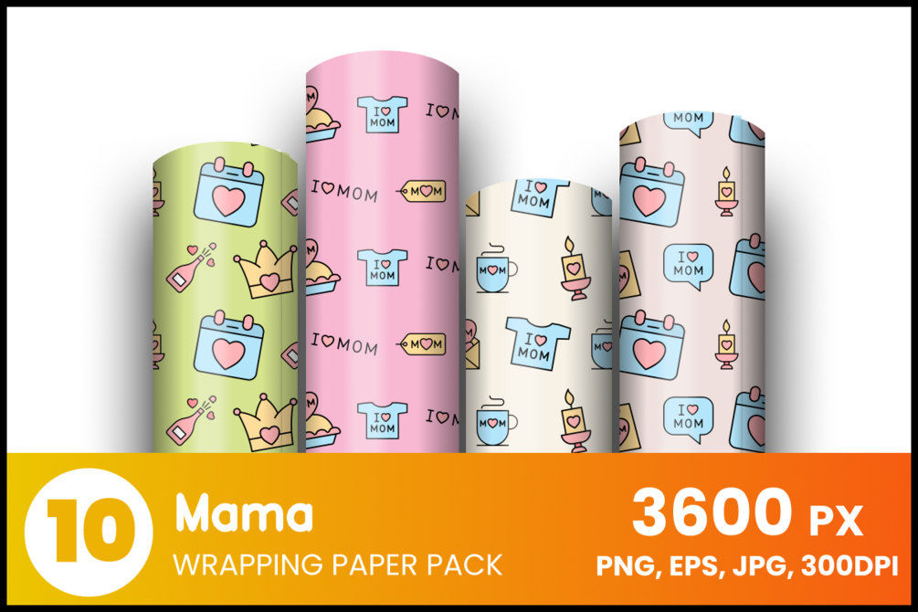 Mama 10 Wrapping Paper